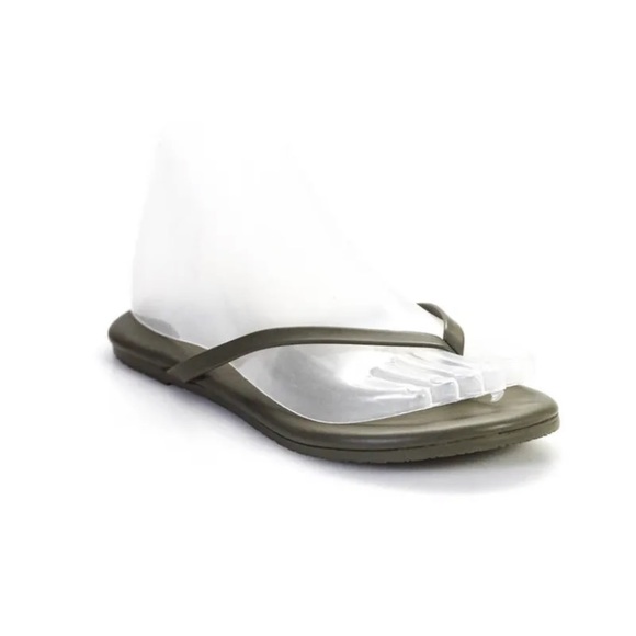 TKEES | Shoes | Tkees Vegan Leather Flip Flops Sandals 5 | Poshmark